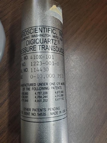 PAROSCIENTIFIC INC. DIGIQUARTZ DISPLAY 735 With PAROSCIENTIFIC 410K-101 ...