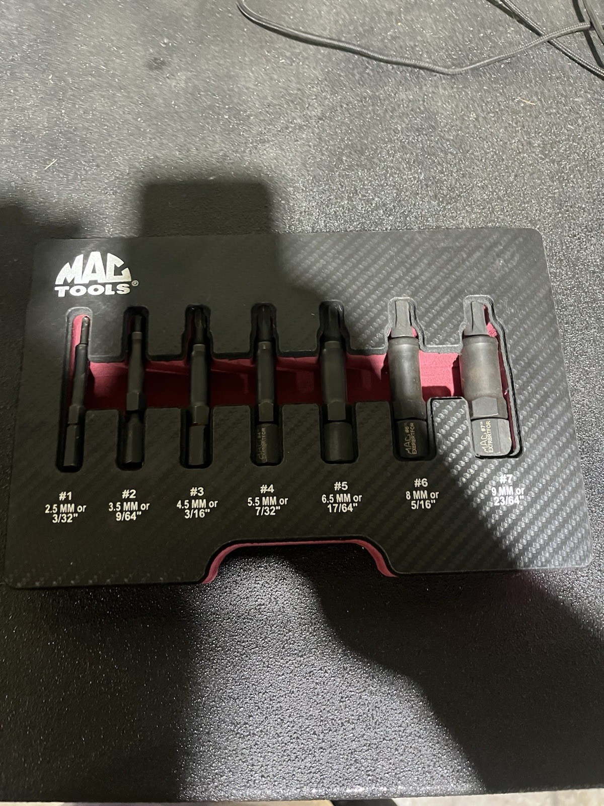 Mac Tools SXE7RBRTFOR 7pc RBRT Extractor Set w/Foreign Object Removal ...