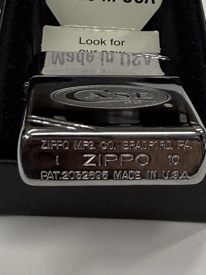 ZIPPO 2010 CASE XX VINTAGE SERIES 1937 REPLICA LIGHTER SEALED IN BOX ...