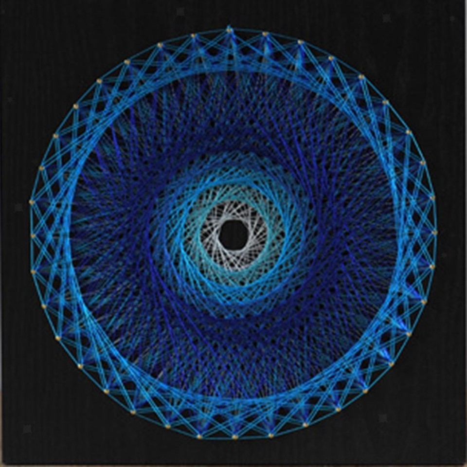 String Art Crafts geometric Shape Picture for Adults | eBay UK