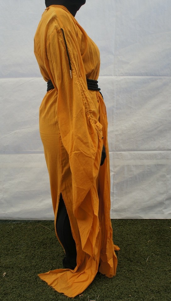 Medieval Occult Sheer Ritual Robe Halloween Witch Larp pagan Martial ...