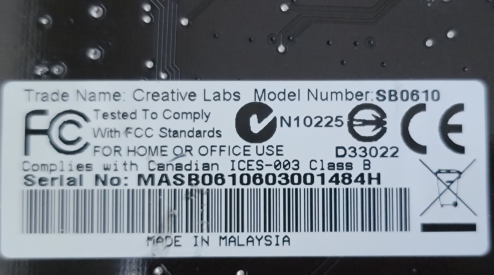 Creative Sound Blaster Audigy 4 PCI (SB0610) Sound Card working ...