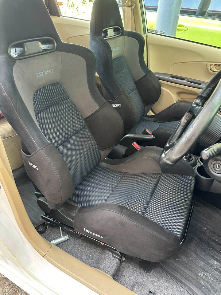 Recaro Side seat cover to prevent tearing evo6,civic FD2 Type R | eBay