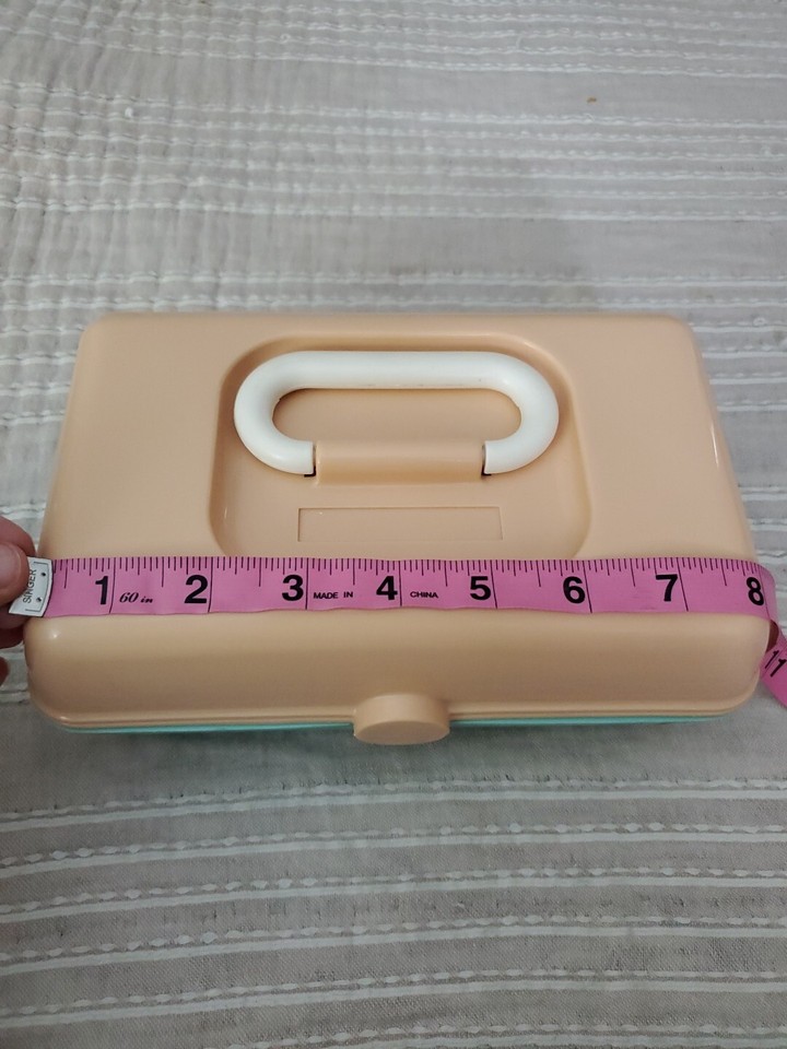 Vintage Caboodles Small Travel Case w/Mirror & 2 Trays 80s 90s Retro ...
