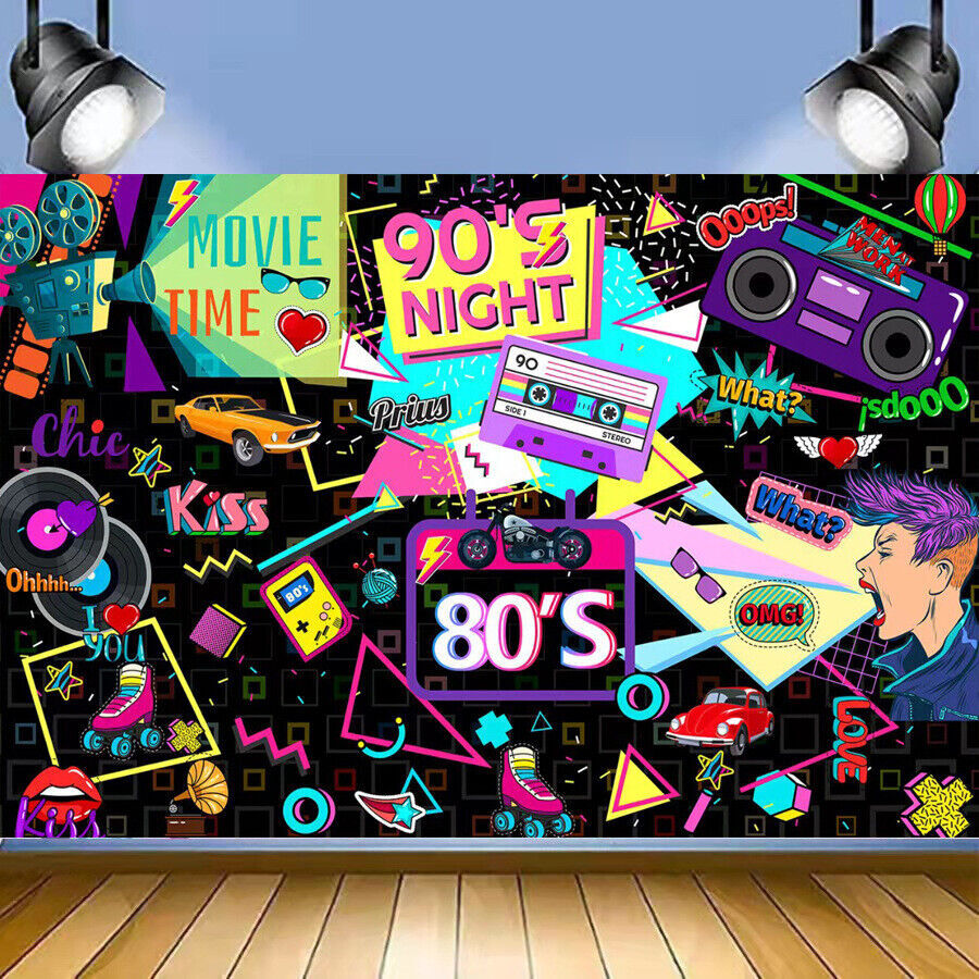 90s Theme Background