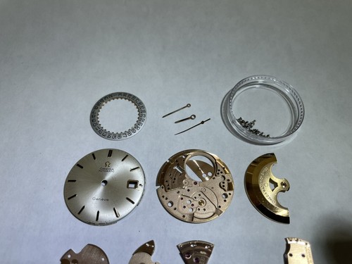 Omega Cal 565 Parts Movement Balance Fork Wheels Springs Bridge | eBay