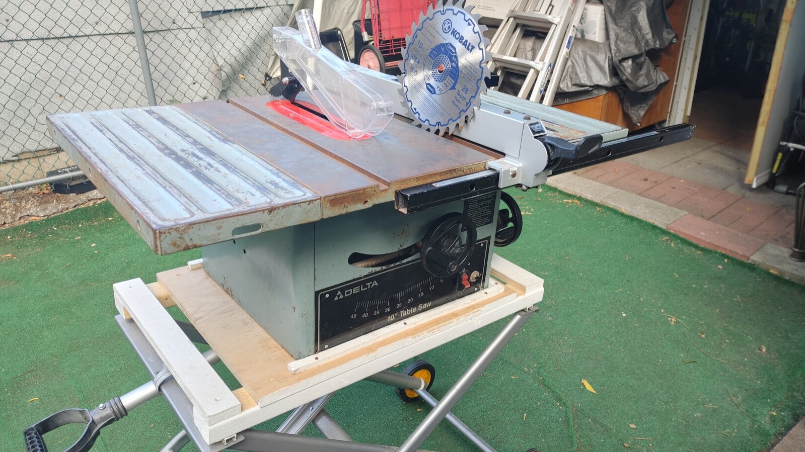 Delta 10" Table Saw Model 34-670 (used for parts, Motor not Working) | eBay