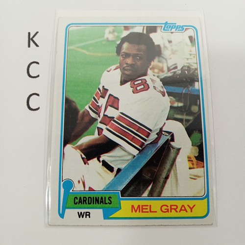 1981 Topps Football Card Mel Gray #281 Cardinals WR | eBay
