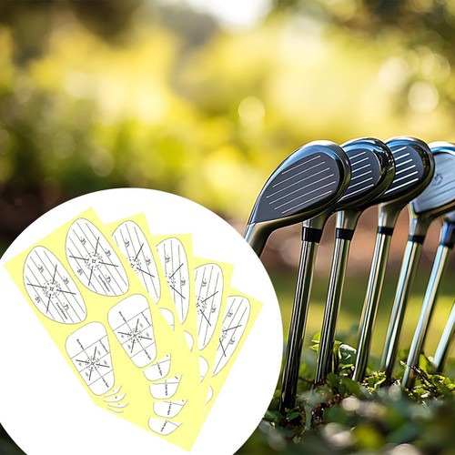 5 Pieces Golf Impact Tape Labels Gift for Golfers Self Teaching ...