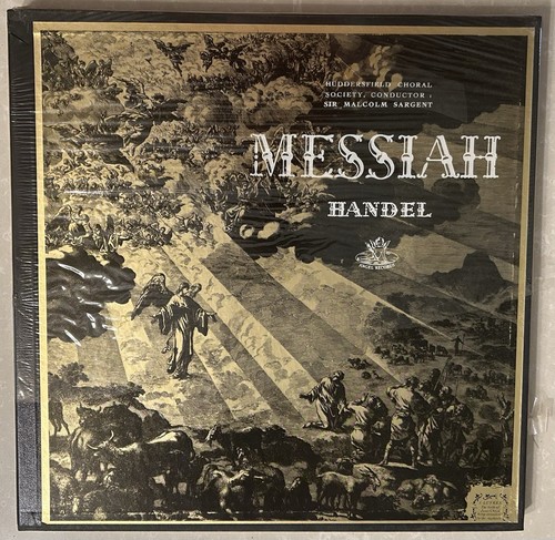 Handel, The Messiah,Huddersfield Choral Society,Sir Malcom Sargent ...