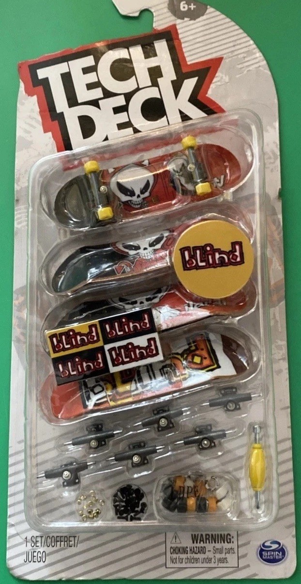 TECH DECK * BLIND * 4-PACK * FINGERBOARDS * NEW Toys Free Shipping ...