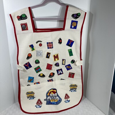 Handmade Art Apron Smock Teacher Painter Crafts Appliqué New | eBay