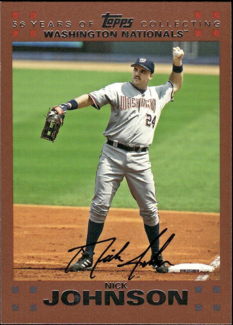 2007 Topps - Nick Johnson #407 Copper /56 for sale online | eBay