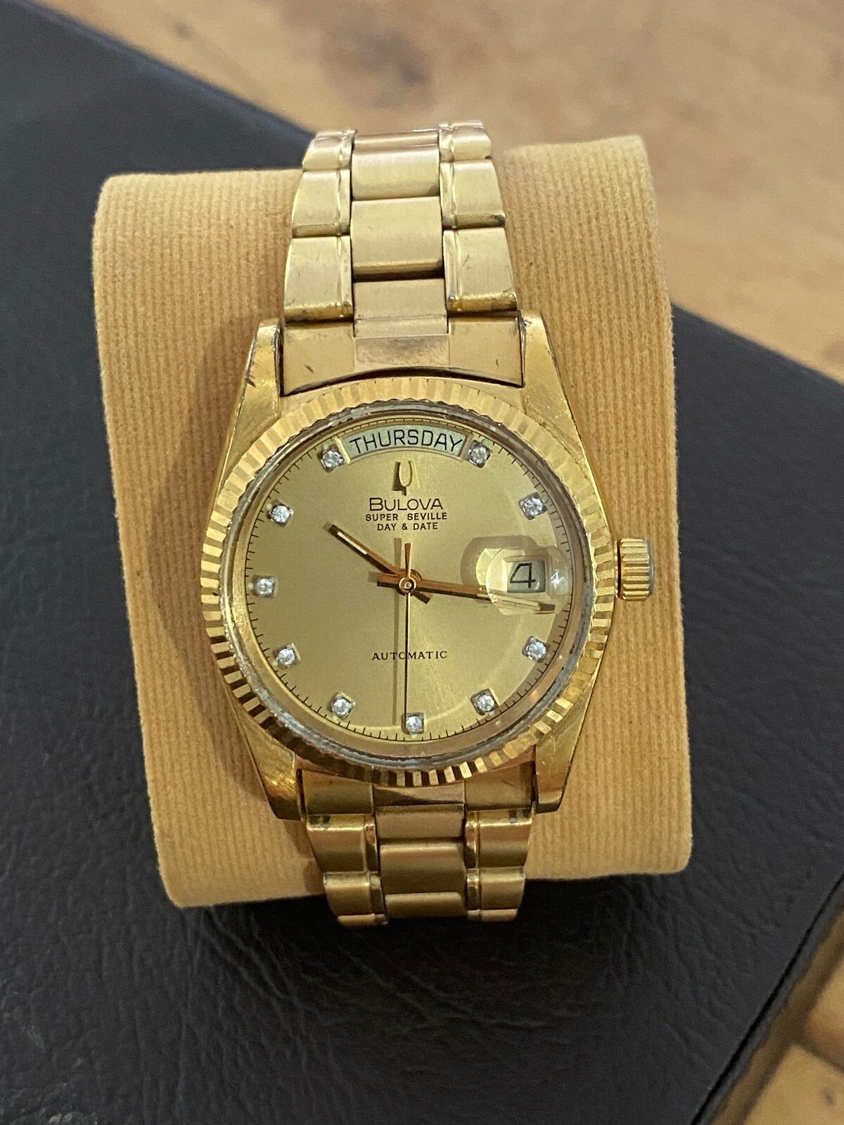 Rare Men Watch Bulova President Automatic Super Sevil… - Gem