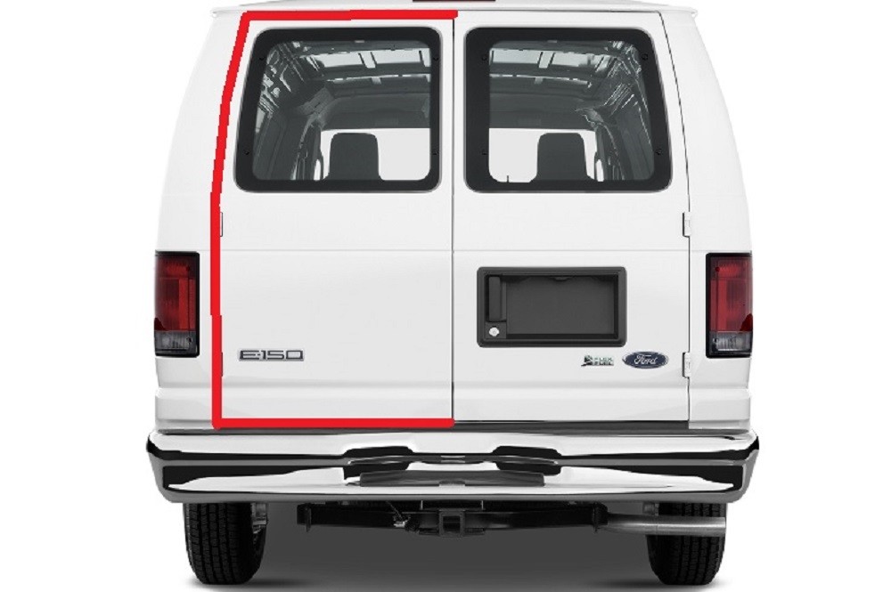 1975-1991 Ford Econoline E-100 E-150 E-250 E-350 van left rear cargo ...