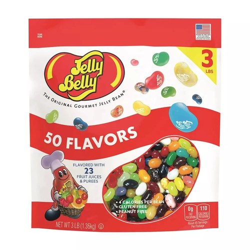 Jelly Belly 50 Flavor Gourmet Jelly Beans, 3 lbs. | eBay