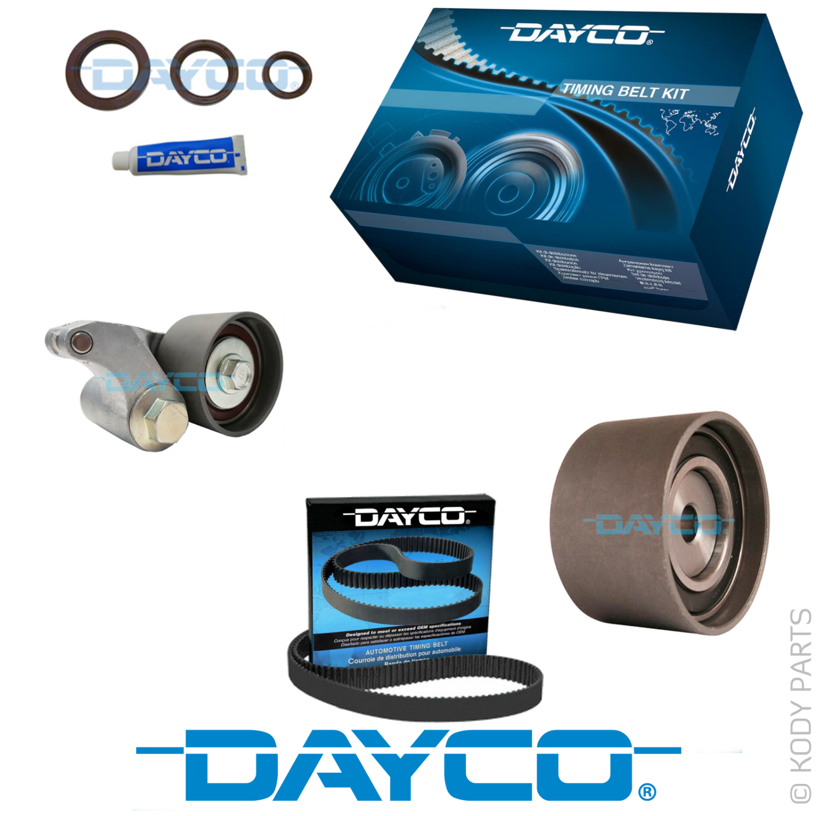DAYCO TIMING BELT KIT - for Holden Monterey 3.5L V6 U8 (6VE1 engine ...