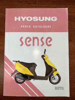 HYOSUNG SENSE Scooter Factory Parts Catalog 99000-27102 2nd Edition | eBay