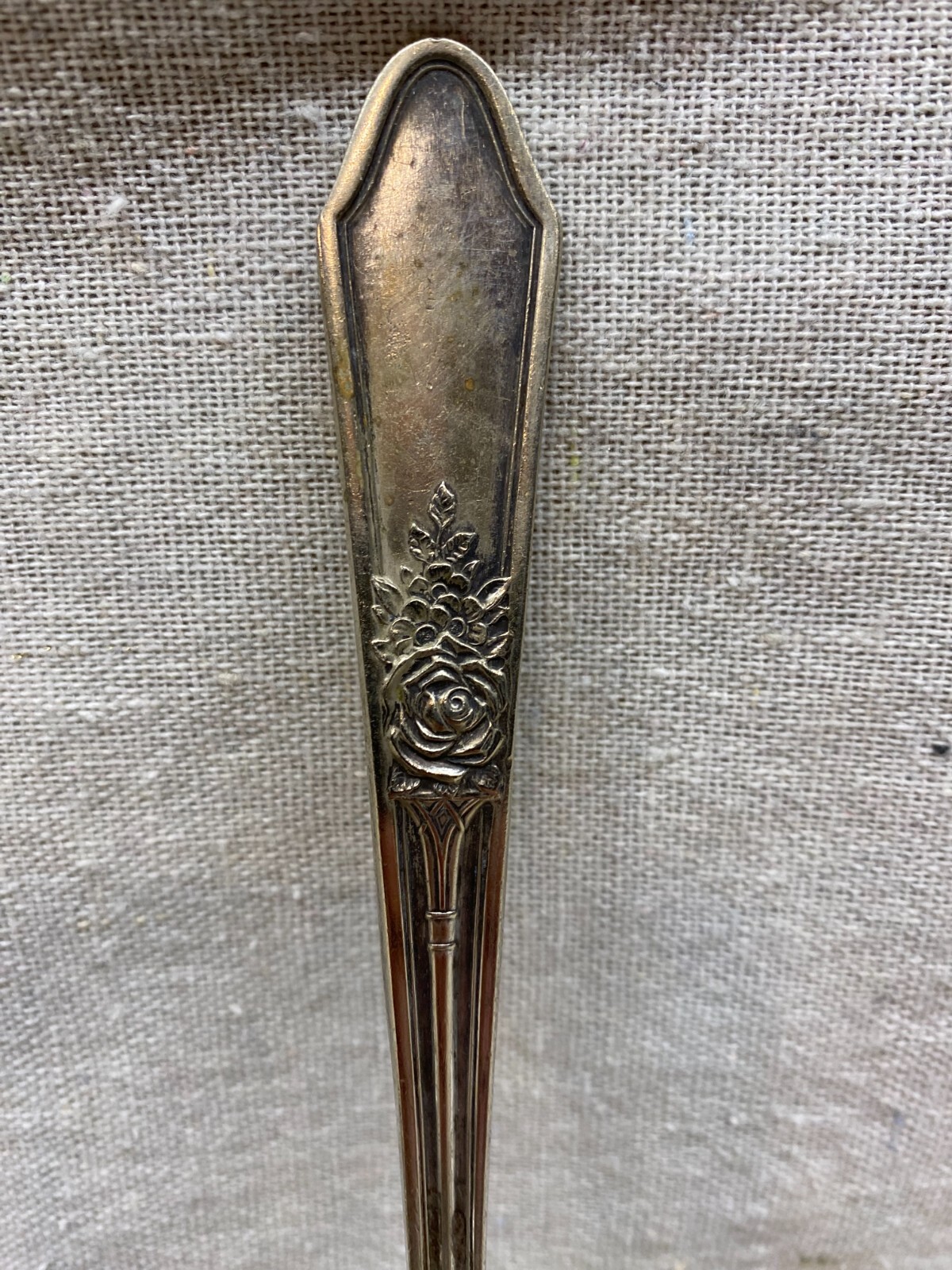 2 Vintage Ladles silver plated R & B (Rogers and Bros) A1 1933 Rosedale ...