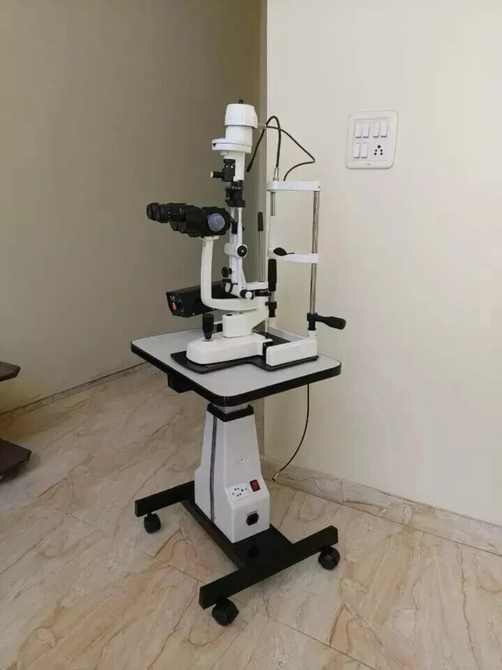 Slit Lamp With Motorized Table Accessories Ophthalmic Fast Free ...