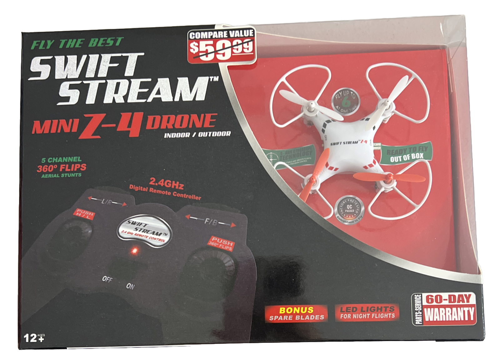 Swift Stream Z-4CV 4Hz 5-Channel R/C Mini Drone W/6axis Gryo 0.3MP ...