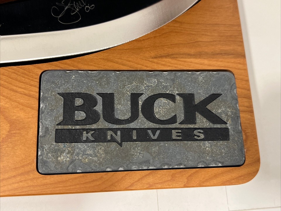 Buck Custom Knife 901LE Ribbon Cutting Scimitar Signed Blade Limited ...