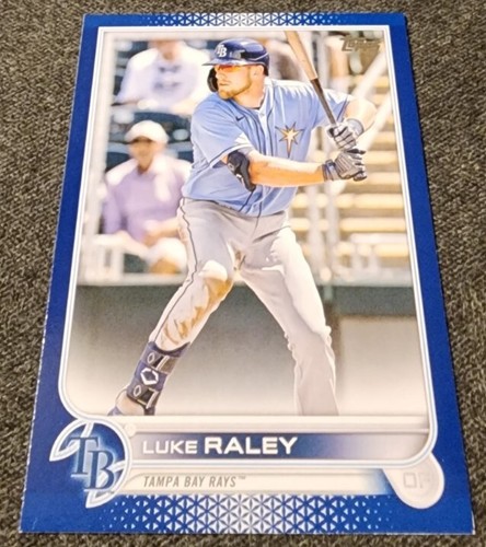 *2022 TOPPS UPDATE SERIES*LUKE RALEY*ROYAL BLUE PARALLEL**US24*TAMPA ...