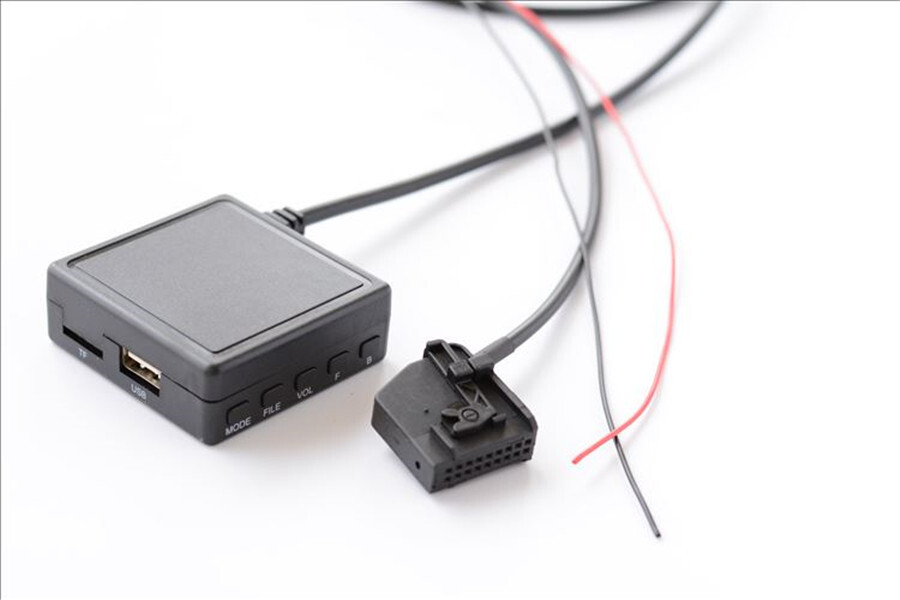 For Mercedes Comand 2.0 Bluetooth Aux Cable Adapter Module +Microphone ...