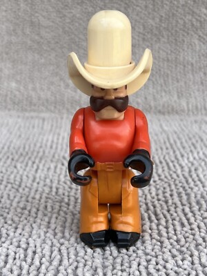 RareVintage Fisher Price Rodeo Rig Cowboy Figure Chuck Multicolors | eBay