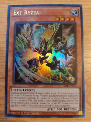 Ext Ryzeal - CRBR-EN004 - Near Mint NM - Ultra Rare - 1st Edition | eBay