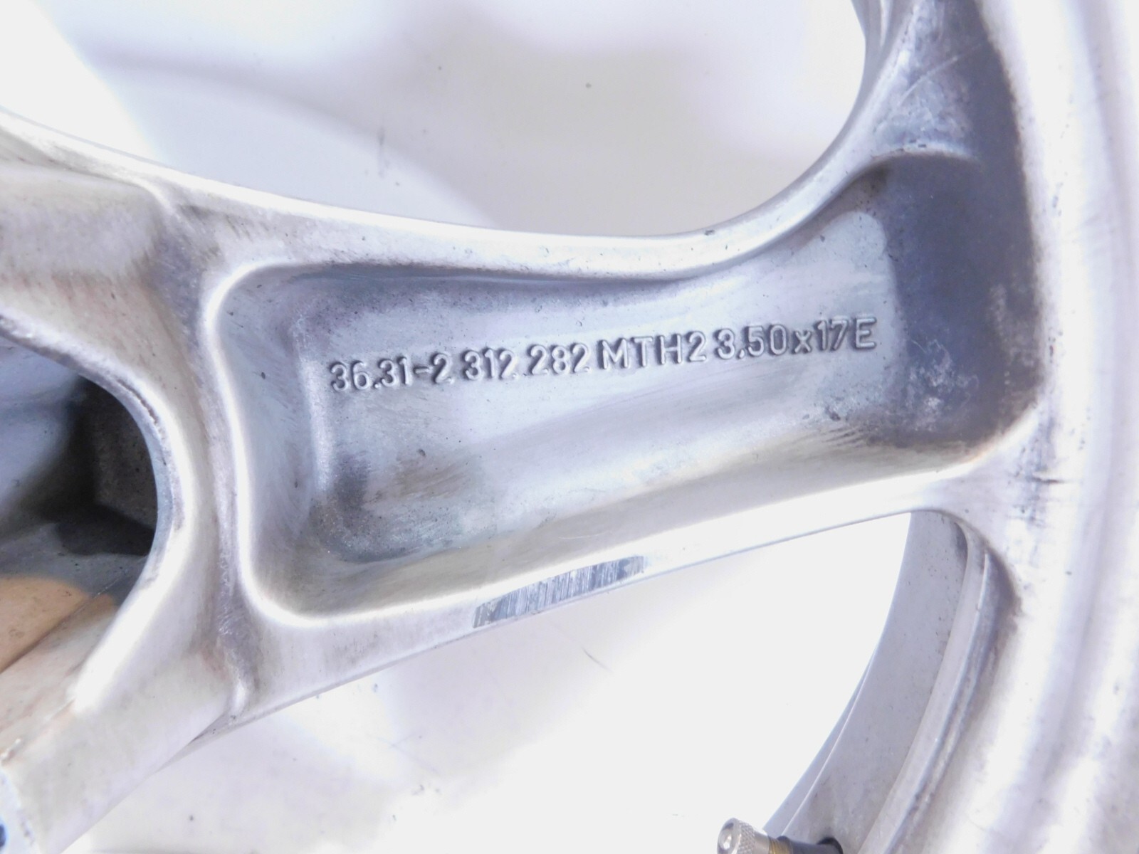 BMW R1100R R1100RT R1100RS R850R Cast Silver Front Wheel Rim & Tire ...