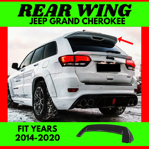 Gloss Rear Wing For Jeep Grand Cherokee (2014-2020) Spoiler Blackhawk ...