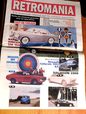 RETROMANIA 110 SINGER SM 1500 HUNTER GAZELLE 1945 1958 RENAULT COLORALE ...