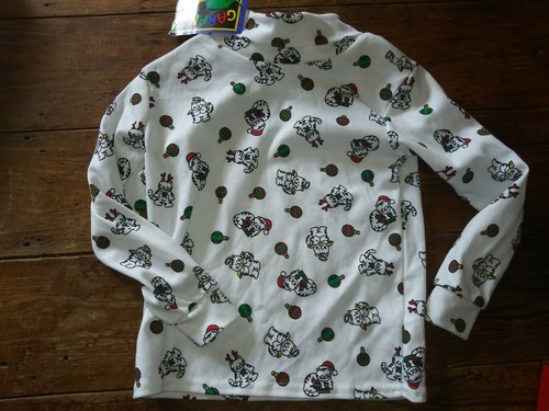 NEW NWT OLD STOCK Garanimals girls 4t Christmas cat turtleneck antlers ...