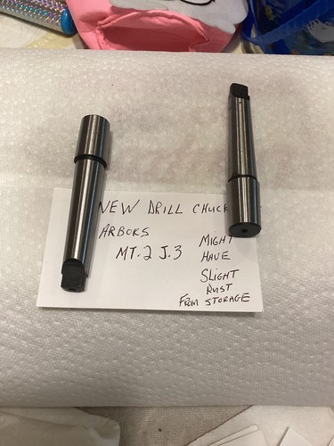MT2 - JT3 Morse Taper Drill Chuck Arbor Jacobs Taper Shank 2MT 3JT (2 ...