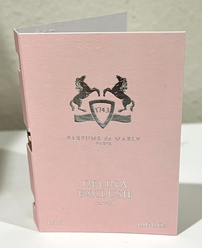 Parfums De Marly DELINA EXCLUSIF Parfum Travel Sample Spray 0.05 oz / 1 ...