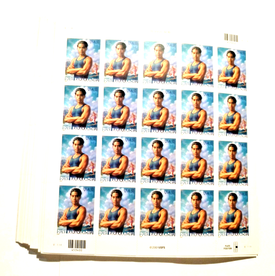 20 New Sheets (400) 37 cent Stamps, All Valid US Postage FV $148.00 ...