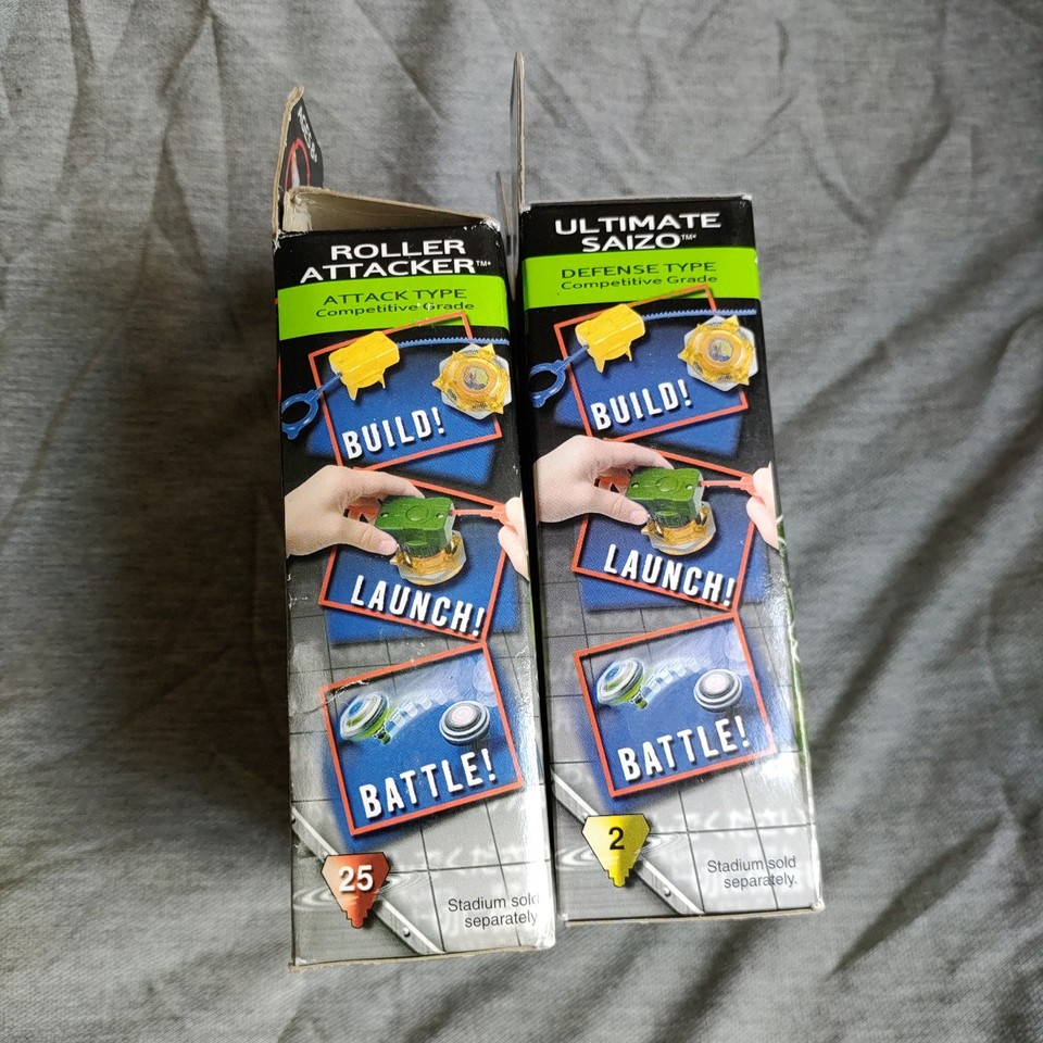 02 Ultimate Saizo, 25 Roller Attacker USA ver. - Hasbro Beyblade Tops ...
