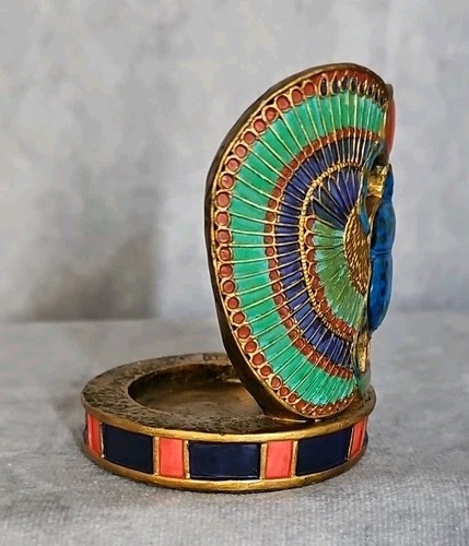 Vintage 2000 Egyptian Scarab Tea Light Votive Candle Holder | eBay