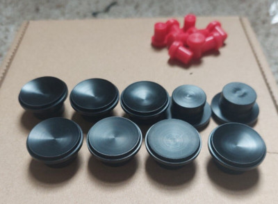 18pcs Red and Black Push Button Caps for use with PCB Push Button ...