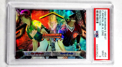 1994 Bowman's Best Refractor #94 Cal Ripken Jr. / Kevin Orie HOF PSA 9 ...