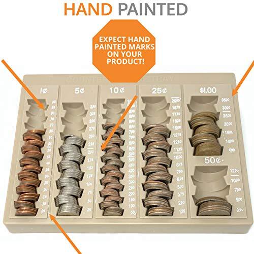 Coin Counter And Sorters Money Tray Bundled With 64 Coin Roll Wrappers ...