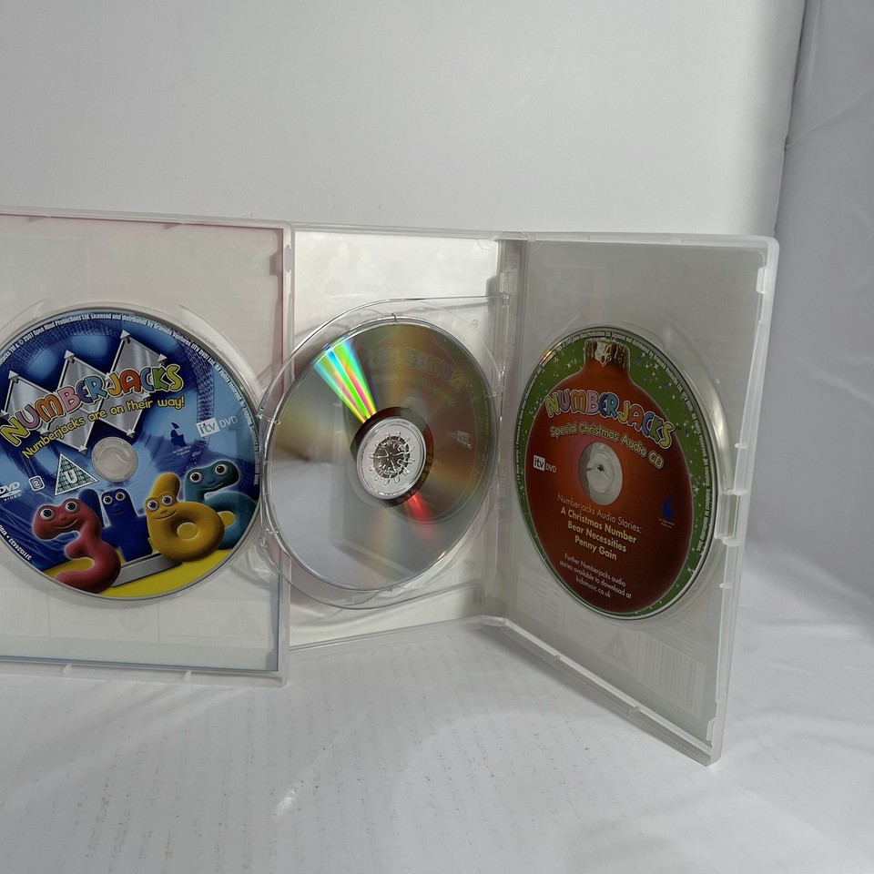 Numberjacks TV Children’s DVDs x2 Bundle Vol 1 & 3 VGC iTV Free ...