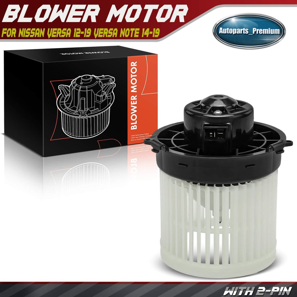 Car AC Blower Motor Assembly With Cage HVAC Blower Motor Assembly For ...