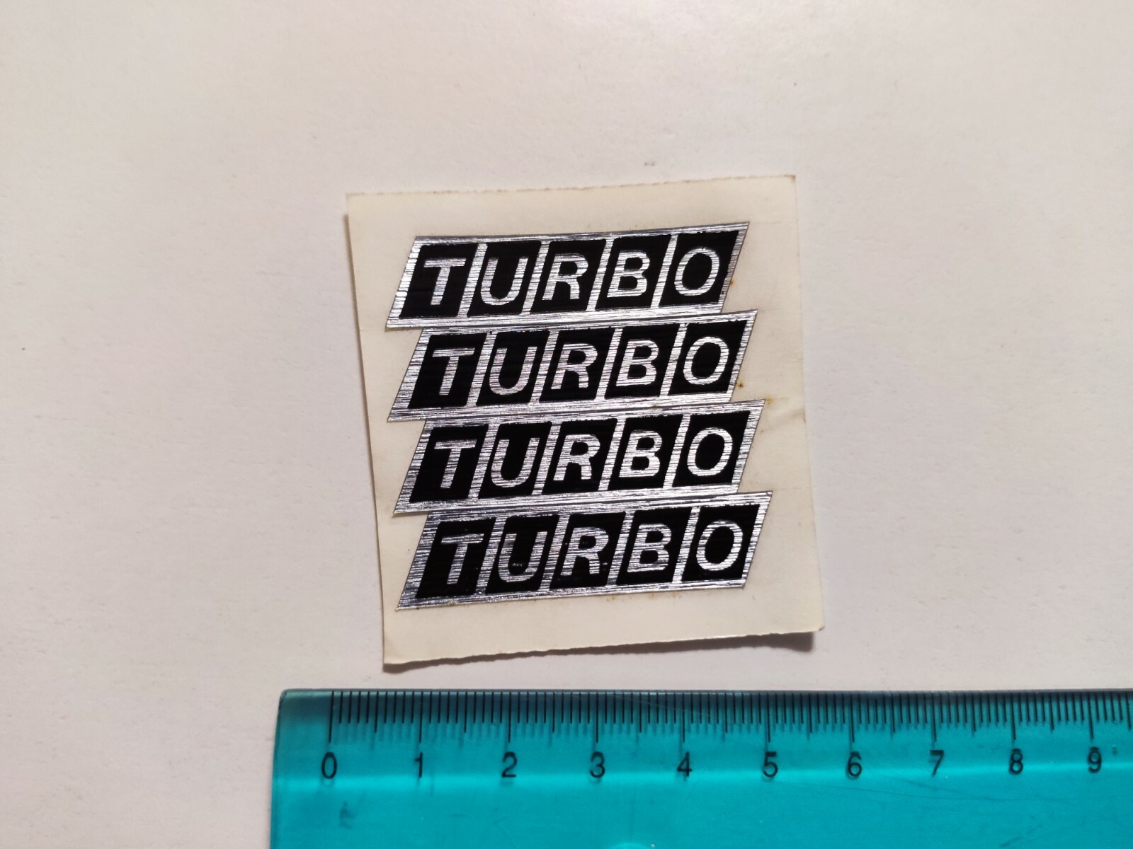 Adhesive Turbo Auto Sticker Autocollant Kleber Vintage 80s Original | eBay