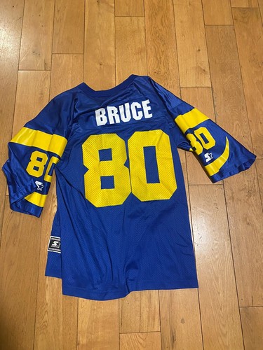 ISAAC BRUCE #80 ST.LOUIS LOS ANGELES RAMS STARTER NFL FOOTBALL JERSEY ...