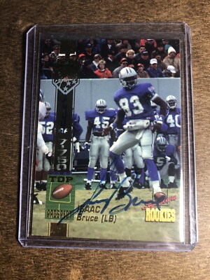 Isaac Bruce 1994 Signature Rookies Top Prospect Autograph AUTO RC #d ...