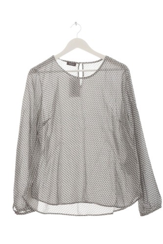 BASLER Blouse à manches longues Dames T EU 40 gris clair-noir-blanc | eBay