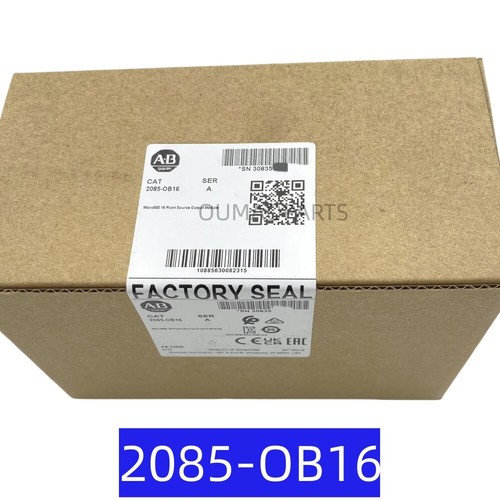 AB 2085-OB16 Allen Bradley Ser A Micro800 16 Point Source Output Module ...