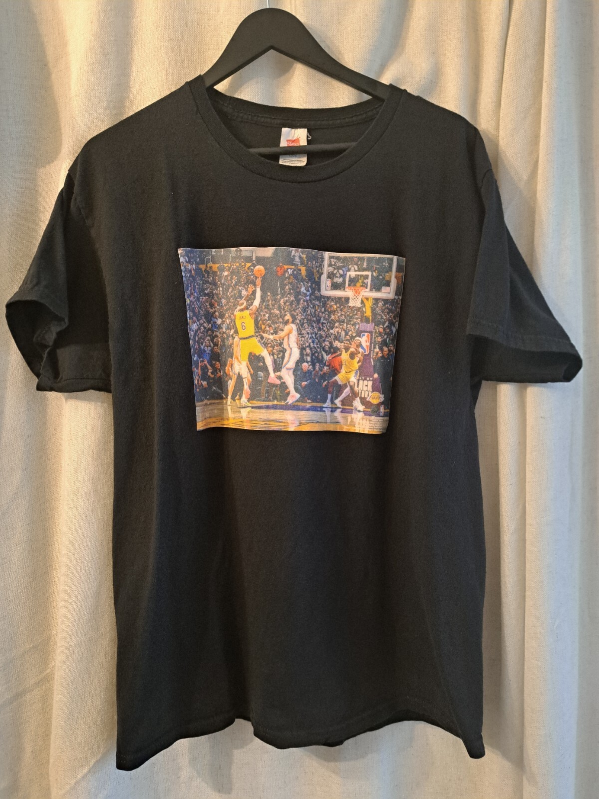 LeBron James All Time Scoring Record Shot Vintage Sty… - Gem